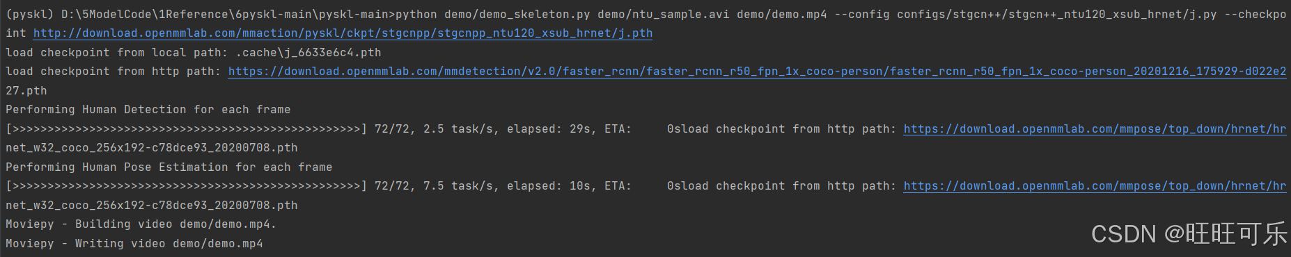 PYSKL复现-Win11_pip install torch==1.12.0+cu113 torchvision==0.13.-CSDN博客