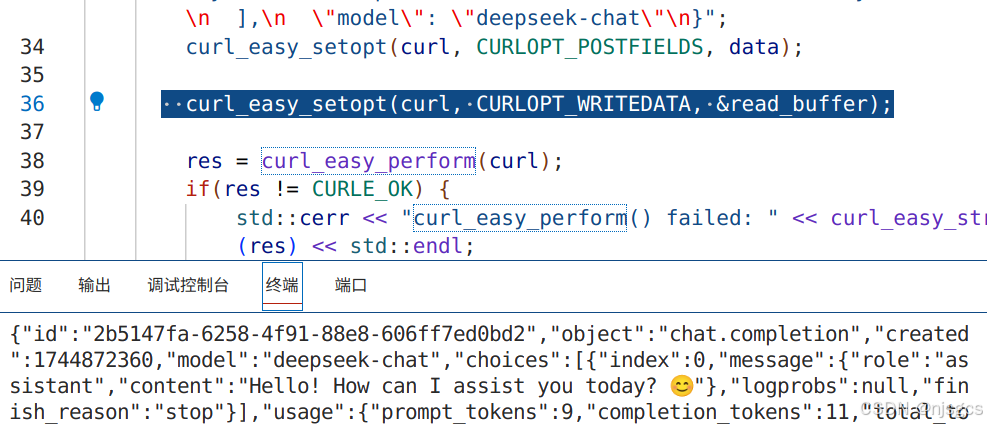 c++重写llm client,cline+同义灵码 编程，foxapi调试接口，Failed to parse the request body as JSON: EOF while par ...