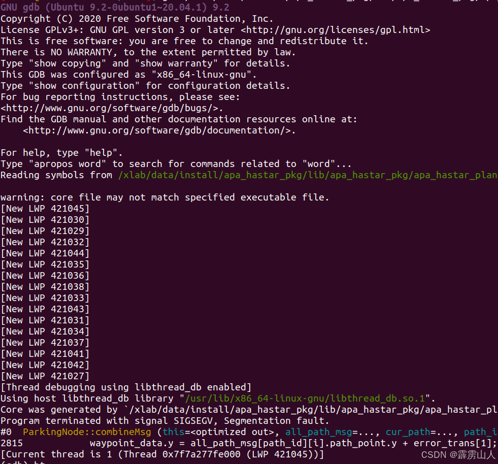 vscode在docker内gdb调试core dump文件_vscode coredump-CSDN博客