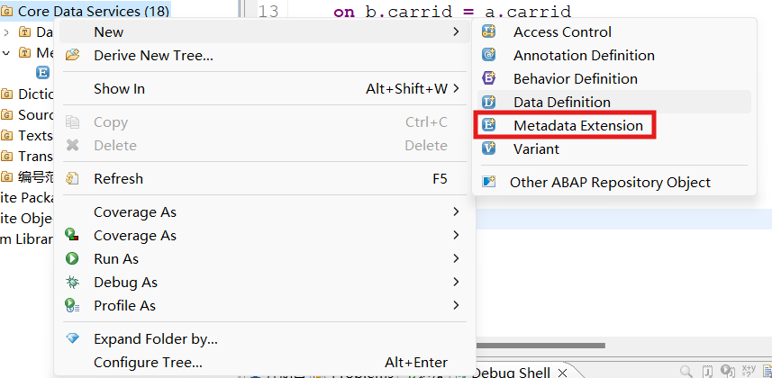 8.增强&扩展 CDS VIEW_abap cds view-CSDN博客