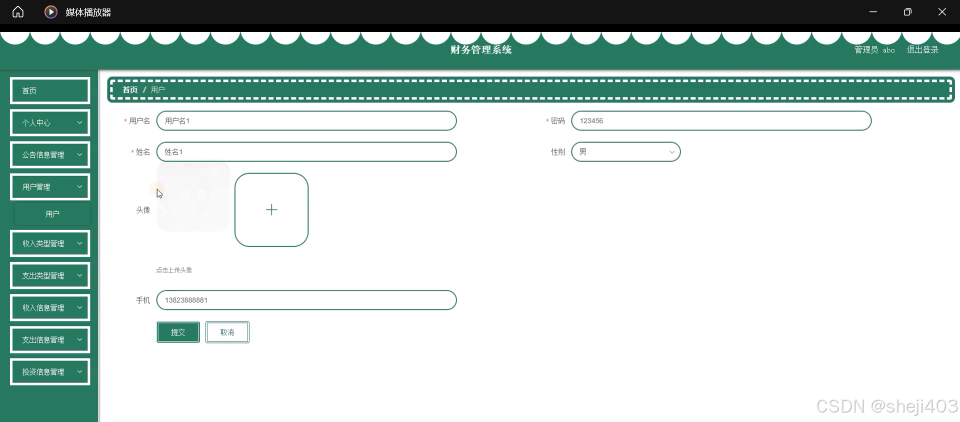基于ssmvue财务管理系统开题报告程序论文java Csdn博客