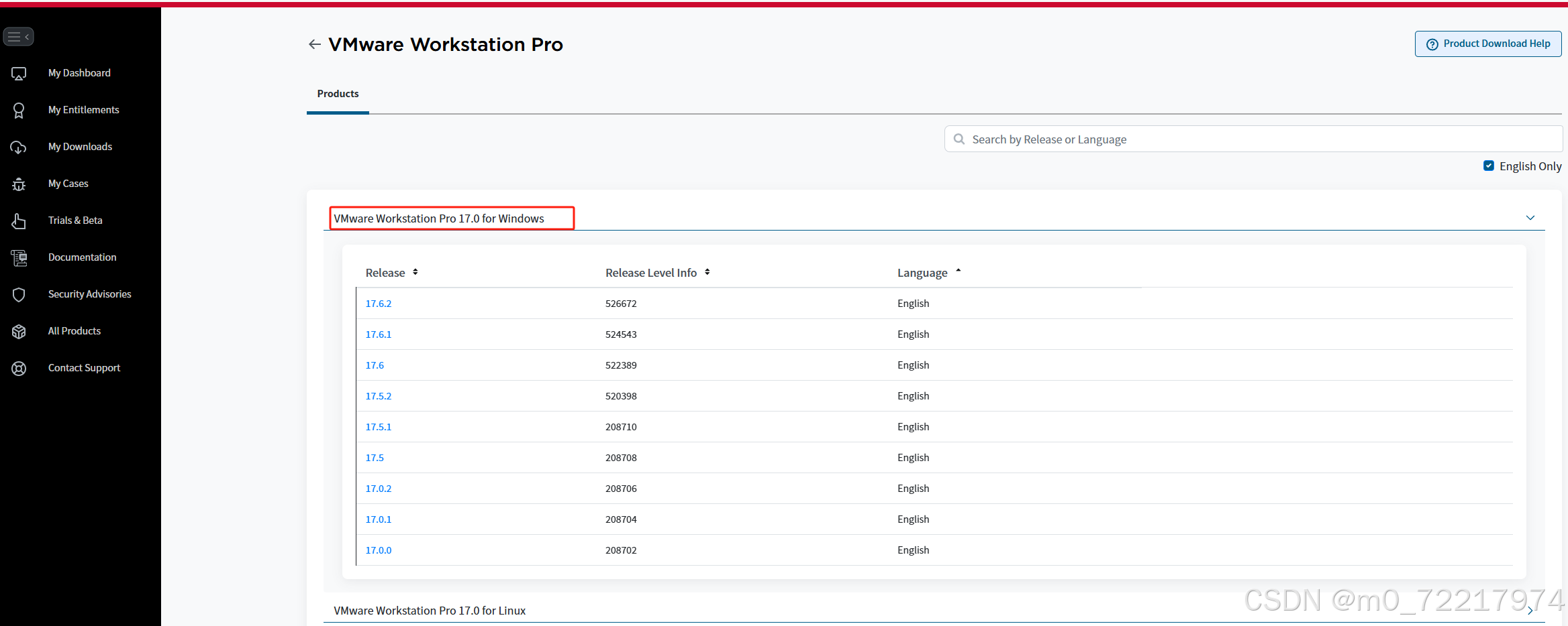 vmware Workstation Pro官网无法直接下载、点击下载后跳转Broadcom网页下载方法-CSDN博客