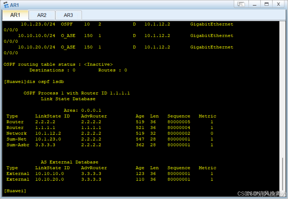 OSPF Stub区域和各类LSA特点_怎么看lsdb数据库中那个字段代表stub-CSDN博客
