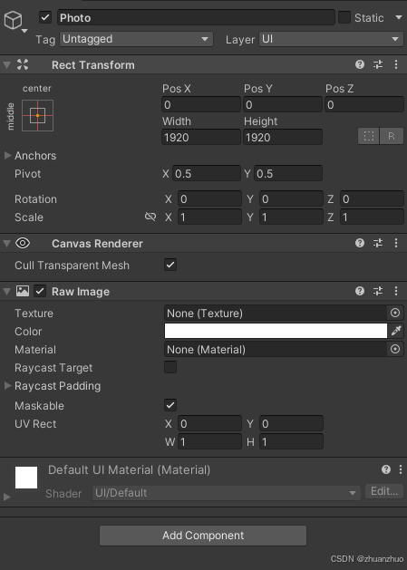 Unity WebCamTexture拍照并截图-CSDN博客