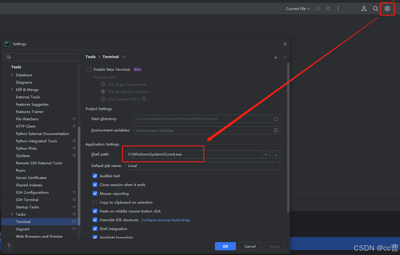 pycharm 无法打开本地终端_pycharm无法打开本地终端-CSDN博客