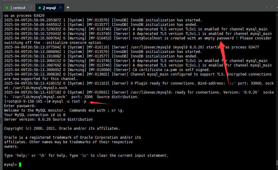 CentOS 8.4 64安装mysql 8.0.26并配置远程登录_mysql8.4配置远程访问-CSDN博客