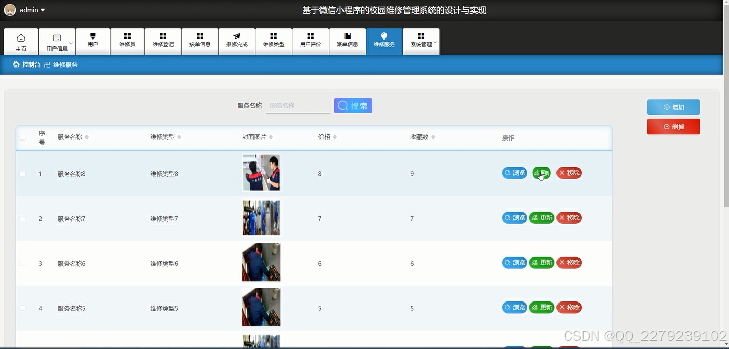 224java Ssm Springboot基于微信小程序的校园报修维修管理系统维修接单派单登记（源码文档运行视频讲解视频）维修派单源码 Csdn博客