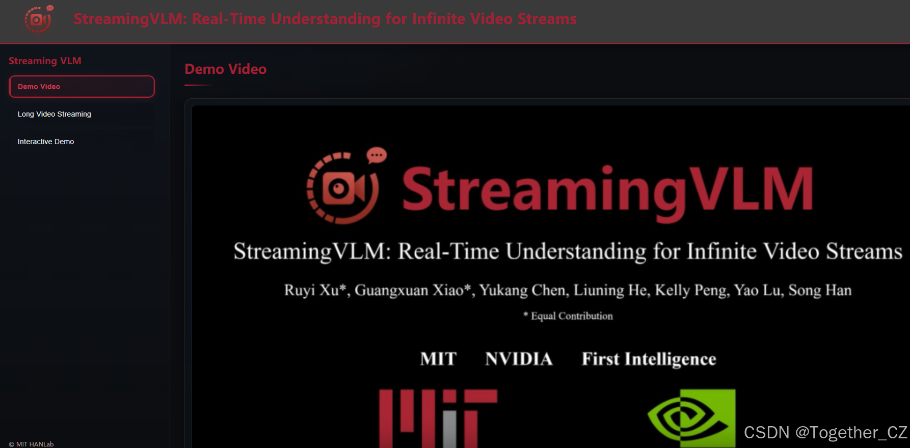 StreamingVLM: Real-Time Understanding for Infinite Video Streams——无限视频流的实时理解_streaming qa-CSDN博客