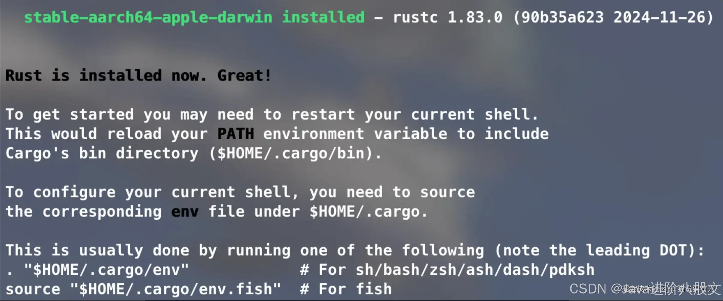 【简单】安装Rust开发环境_rust环境安装-CSDN博客