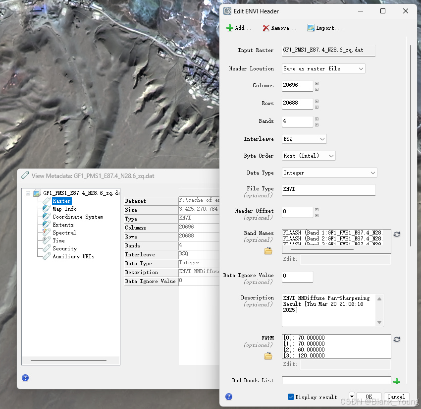 高分一号L1A级PMS数据预处理流程_高分1pms预处理-CSDN博客