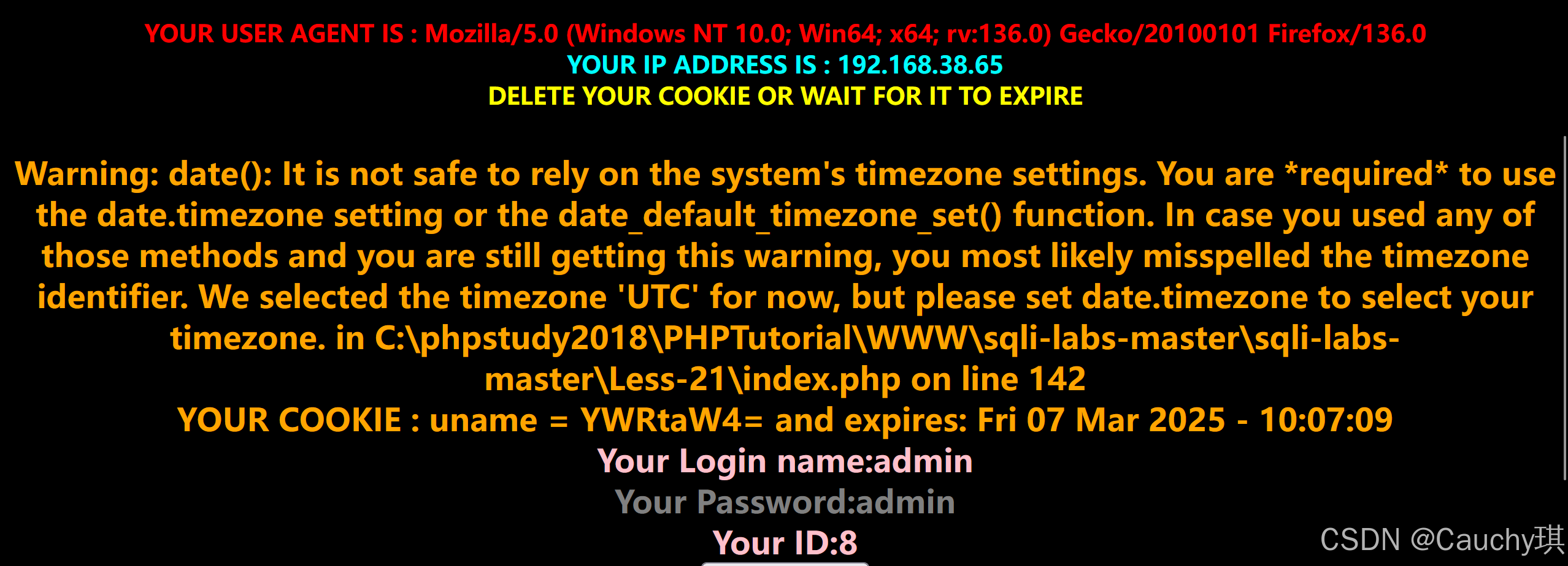 最适合POST型SQL注入小白之sqli-labs靶场超详细原理（less-17~less-21：POST手动注入和sqlmap自动注入_错误注入)_sqlmap注入sqllabs17关-CSDN博客