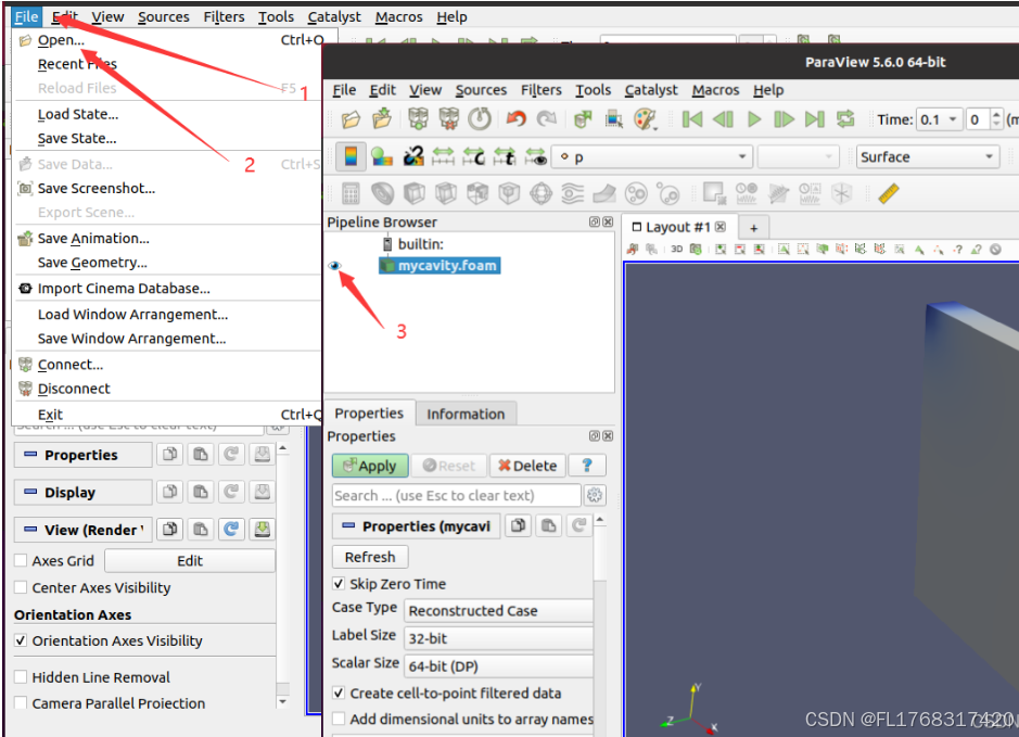 ubuntu下OpenFoam+Paraview安装测试教程_openfoam安装教程-CSDN博客