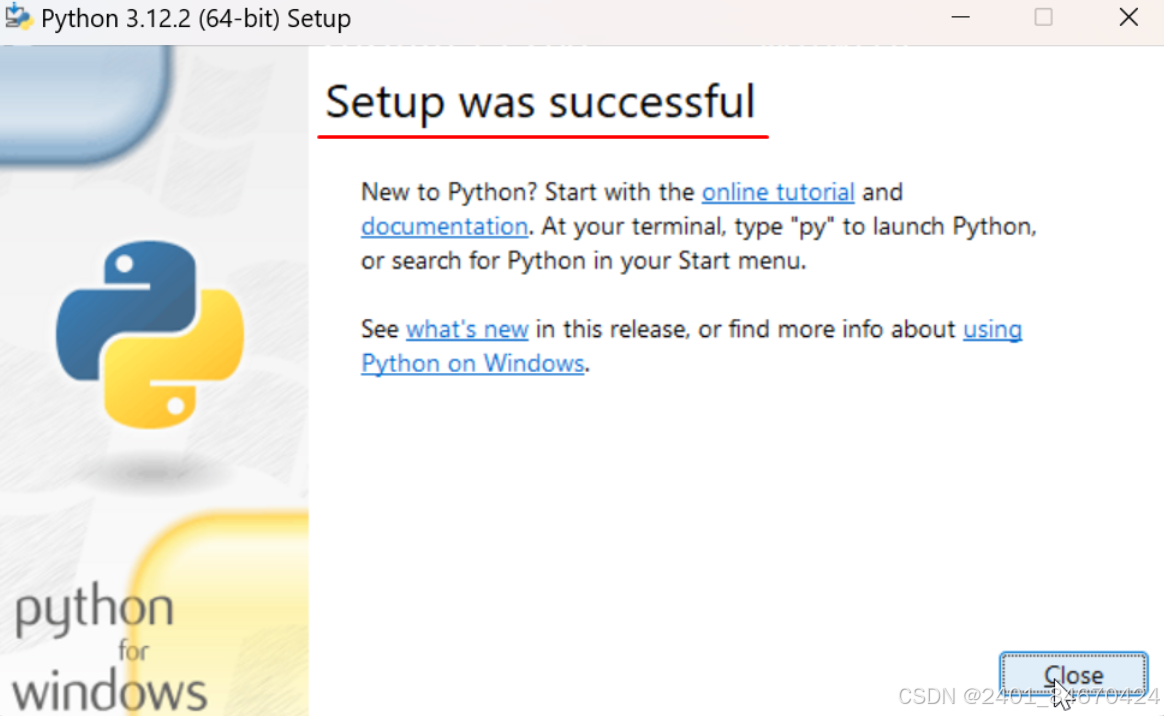 Python安装教程_python13安装-CSDN博客