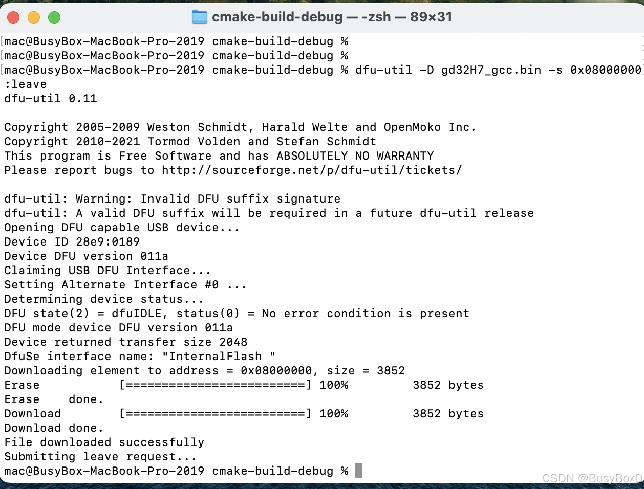 MacOS平台使用USB-DFU烧录GD32程序教程_dfu-util-CSDN博客