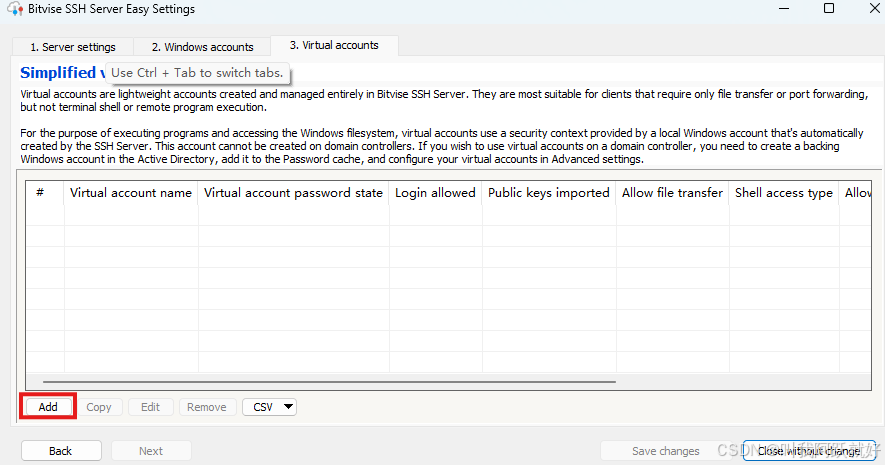 程序员的路上 | 创建一个简单的SFTP | Bitvise SSH Server下载安装配置-CSDN博客