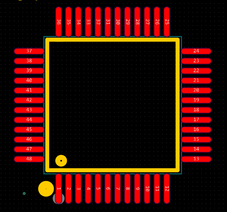 LQFP - 48如何判断引脚-CSDN博客