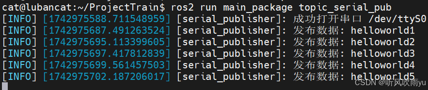 ROS2串口通信-连接STM32等下位机/串口模块调用_ros2 stm32-CSDN博客