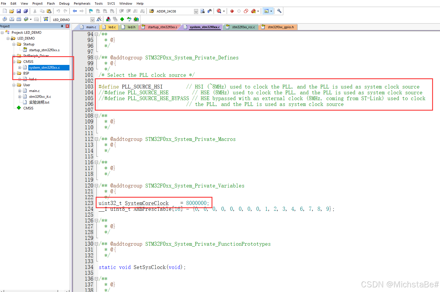 STM32F030C8T6---GPIO引脚输出标准库-CSDN博客