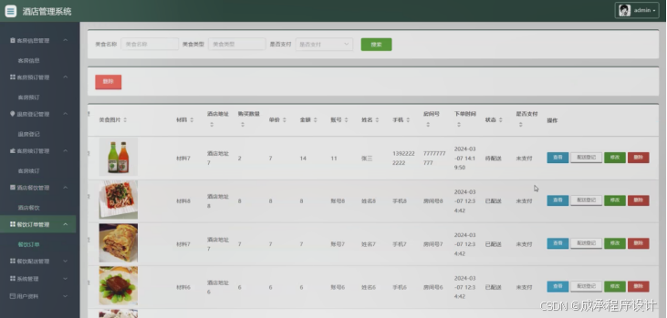 计算机毕业设计springboot酒店管理系统 基于spring Boot的酒店信息化管理平台开发 Spring Boot架构下的酒店综合管理系统设计基于springboot酒店管理毕业设计