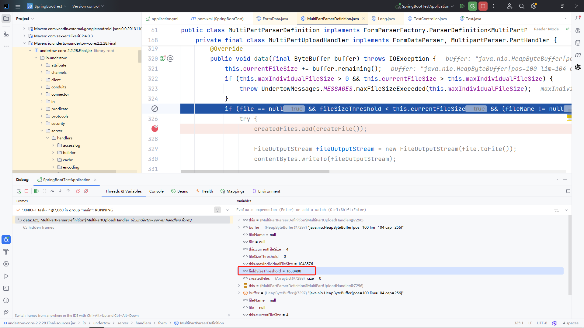SpringBoot使用undertow容器的巨坑_spring undertow-CSDN博客