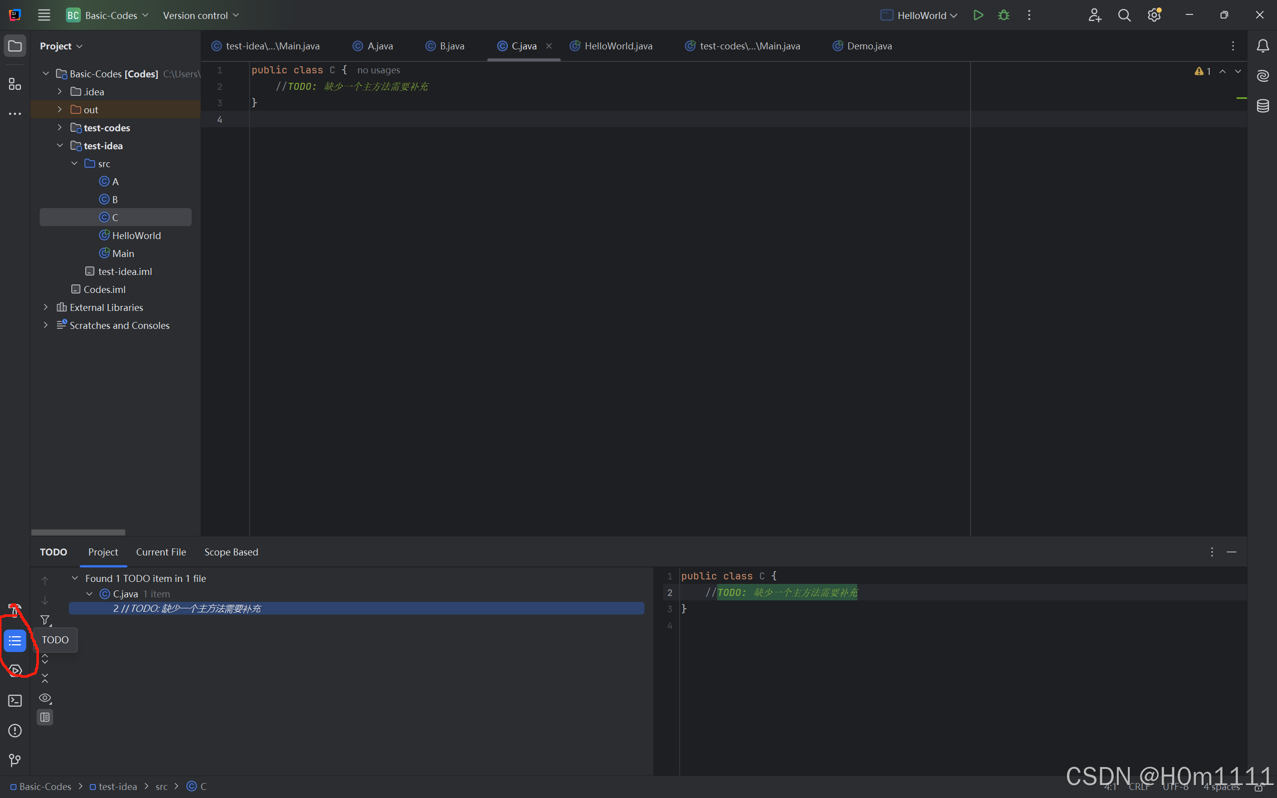 IntelliJ IDEA 2024.3.4.1中TODO打开位置_idea 查看todo-CSDN博客