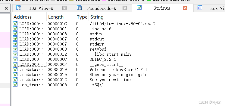 [NewStarCTF 2023 公开赛道]ret2libc（BUUCTF）-CSDN博客