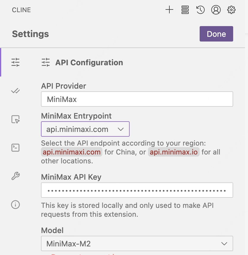 MiniMax-M2 全方位配置手册：覆盖 Claude Code, Cursor, Cline 等工具_minimax cursor-CSDN博客