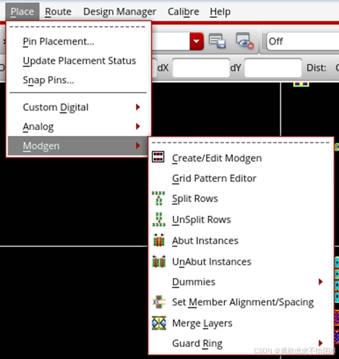 【版图layout】modgen功能的使用方法_bjt版图-CSDN博客