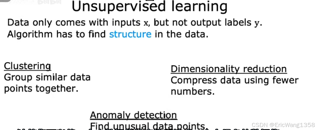 Unsupervised Learning_clustering and feature reduction are the main appl-CSDN博客