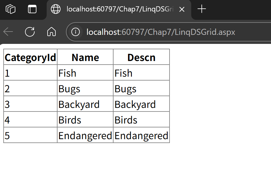 利用LinqDataource和GridView显示表数据_c# gridview linqdatasource-CSDN博客