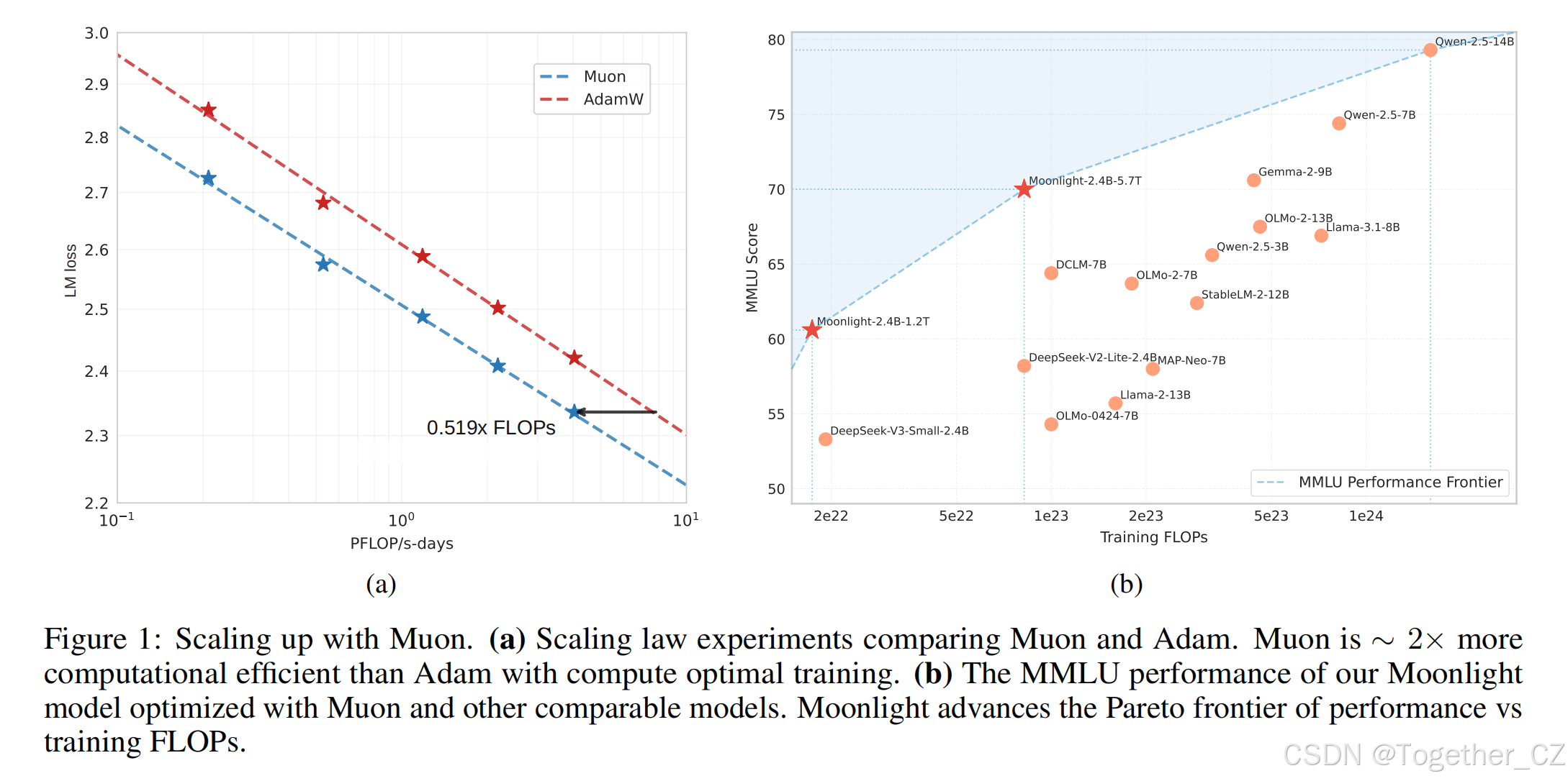 MoonLight：Muon is Scalable for LLM Training——Muon 适用于 LLM 训练的可扩展性-CSDN博客