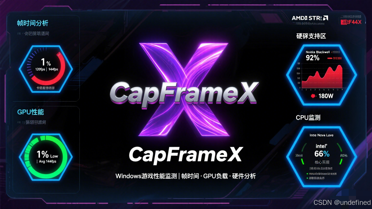 CapFrameX：Windows 游戏性能监测，帧时间 GPU 负载分析工具-CSDN博客