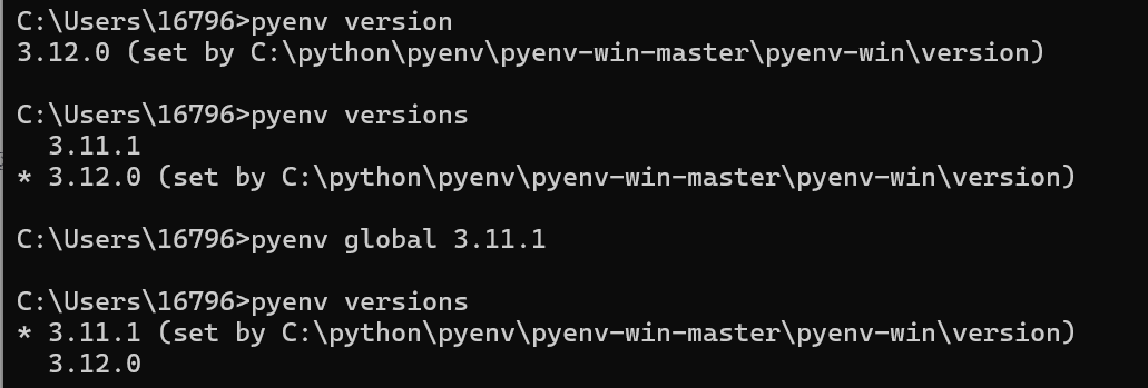pyenv-win安装python虚拟环境-CSDN博客