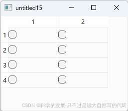 qt QTableView中添加QCheckBox_checkboxdelegate-CSDN博客