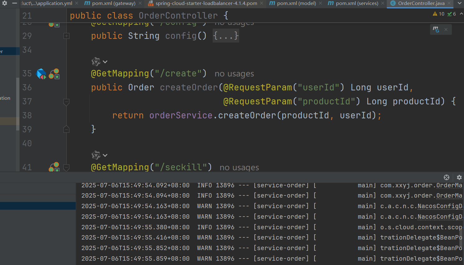 Spring Cloud nacos Sentinel gateway 流量控制、流量路由、熔断降级、网关负载均衡_springcloud + nacos熔断降级-CSDN博客