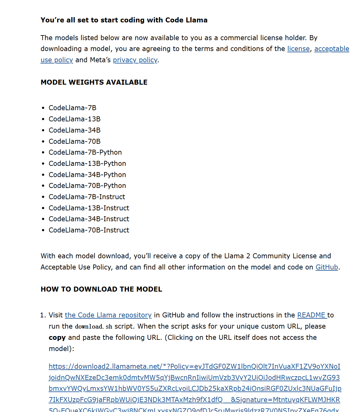 关于如何下载codellama的问题_code llama下载-CSDN博客
