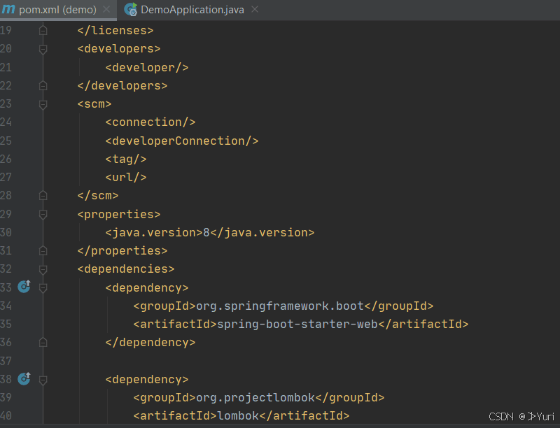 SpringBoot：低版本IDEA中使用SpringInitializer快速创建时的问题_could not find artifact org.projectlombok:lombok ...