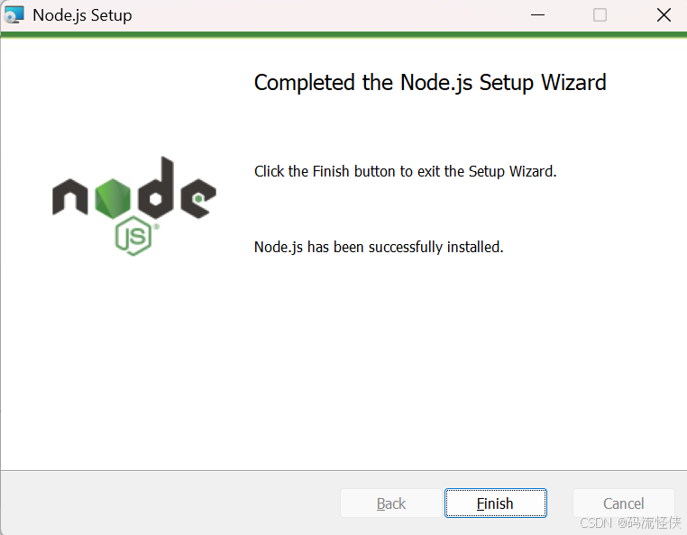 Windows环境中Node.js安装超详细教程_nodejs安装 调用windows powershell 到哪一步显示安装完成-CSDN博客