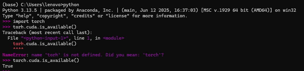 Pytorch GPU版本的安装_pytorch 2.7.1-CSDN博客