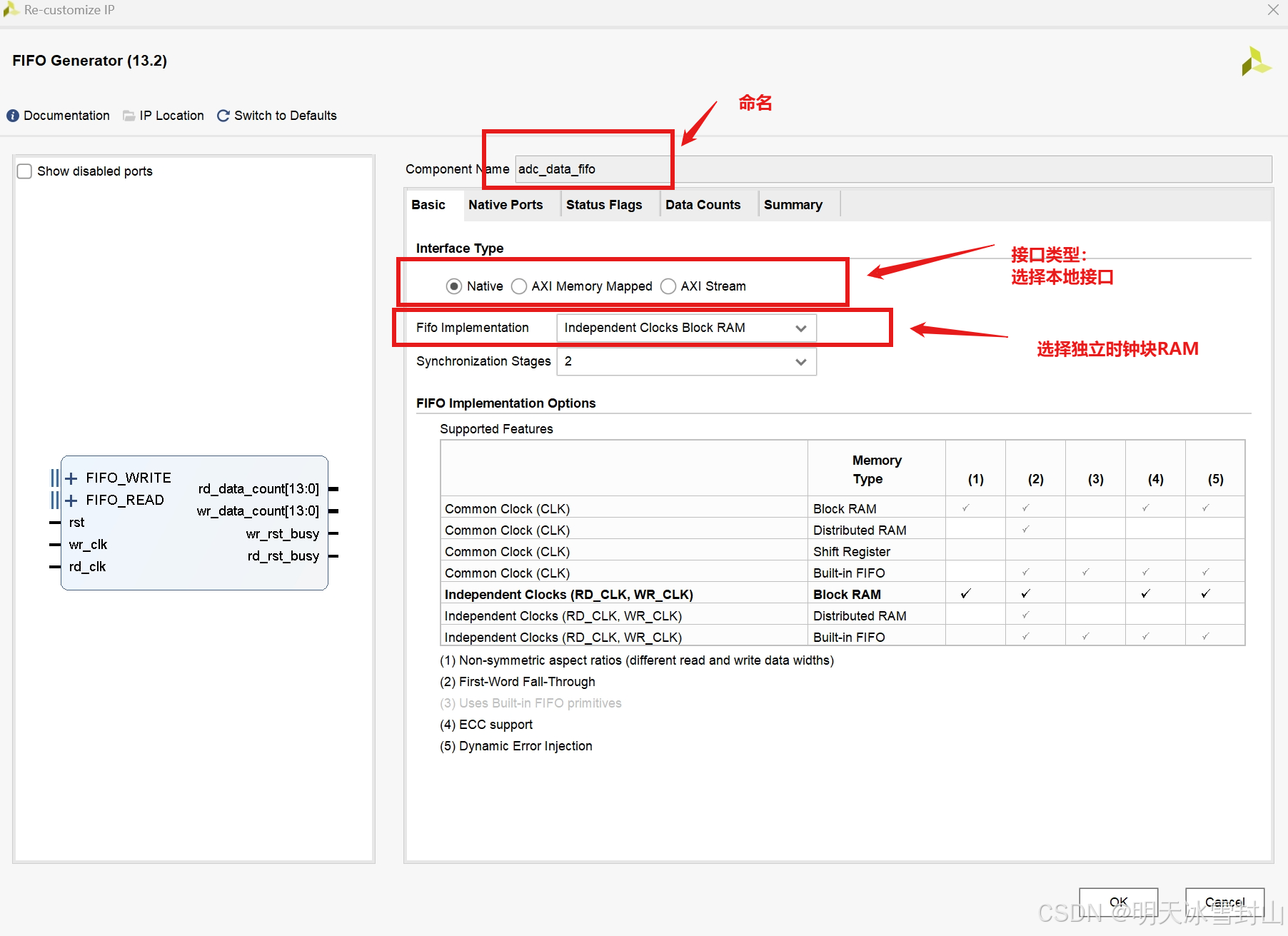 vivado FIFO ip核的使用_vivado2020 fifo使用说明-CSDN博客