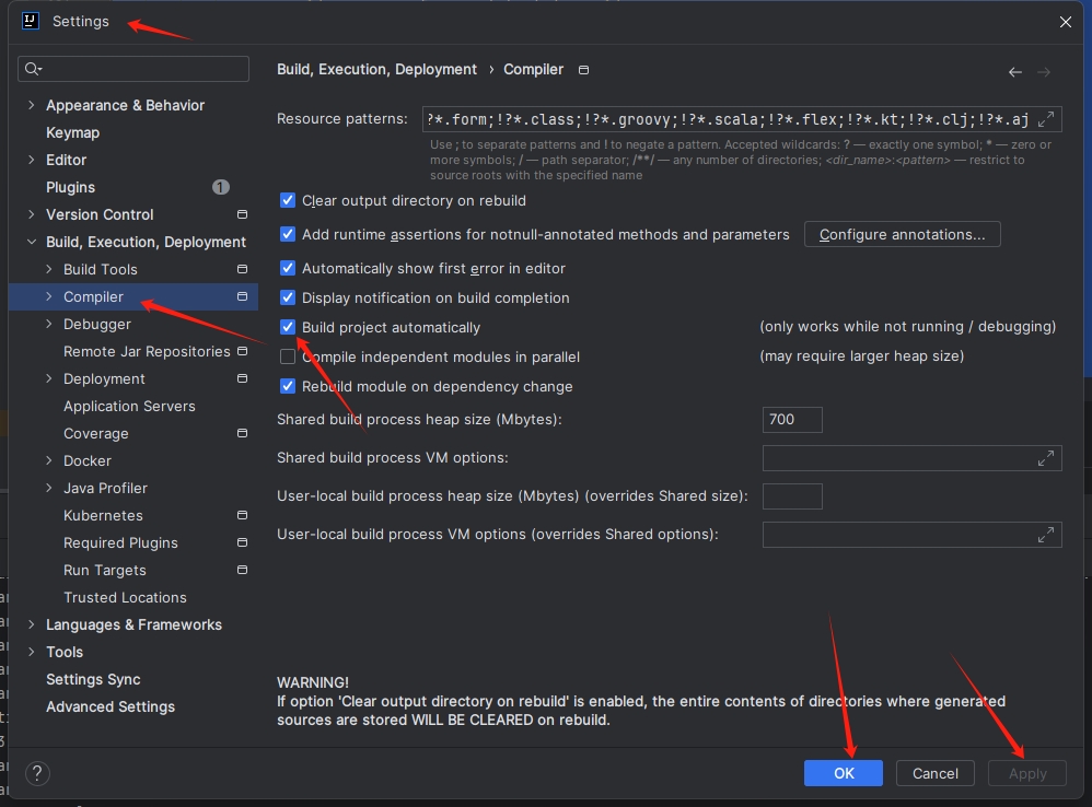 找不到idea热部署设置compiler.automake.allow.when.app.running（附完整热部署流程）-CSDN博客