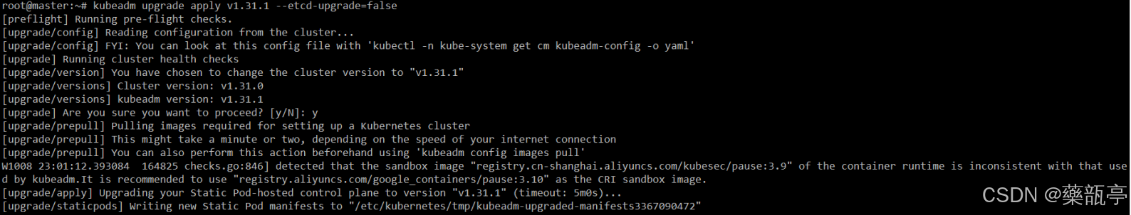K8S认证|CKA题库+答案| 16. 升级集群_cka 题库-CSDN博客