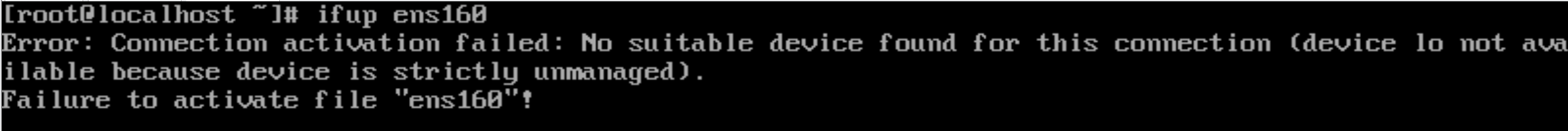 Centos8 启动网卡报错：Connection activation failed: No suitable device found for this connection._error ...