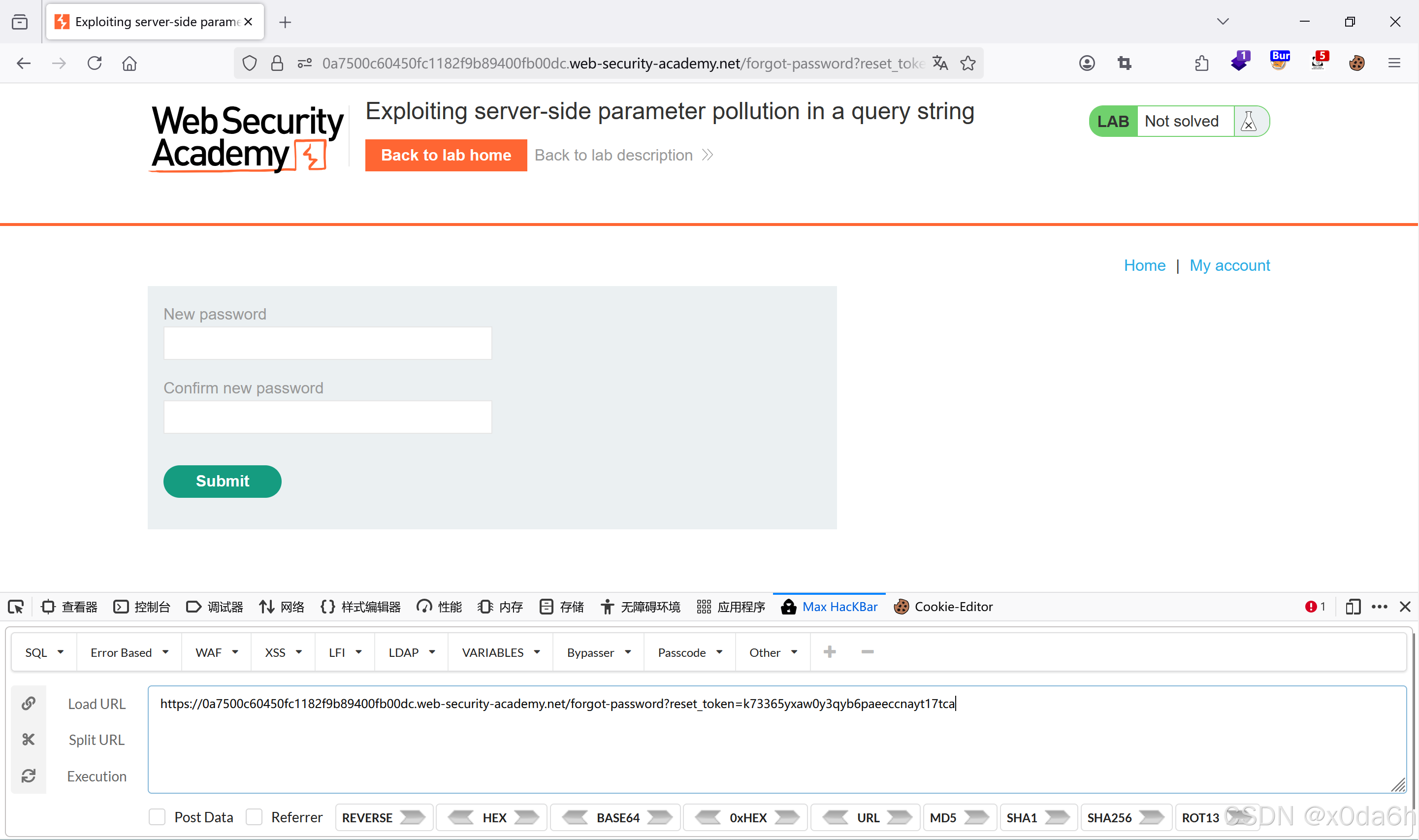 PortswiggerLab：Exploiting server-side parameter pollution in a query string_lab: exploiting ...