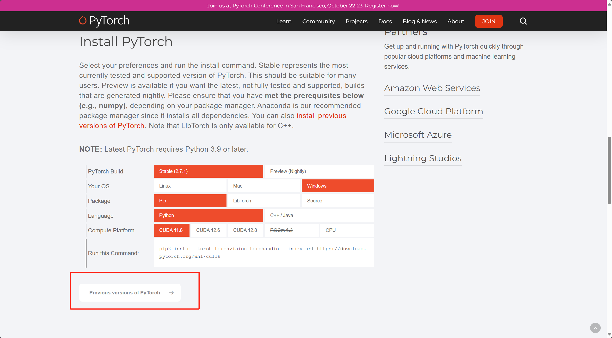 PyTorch安装（保姆级）——以Windows系统为例_windows安装pytorch-CSDN博客