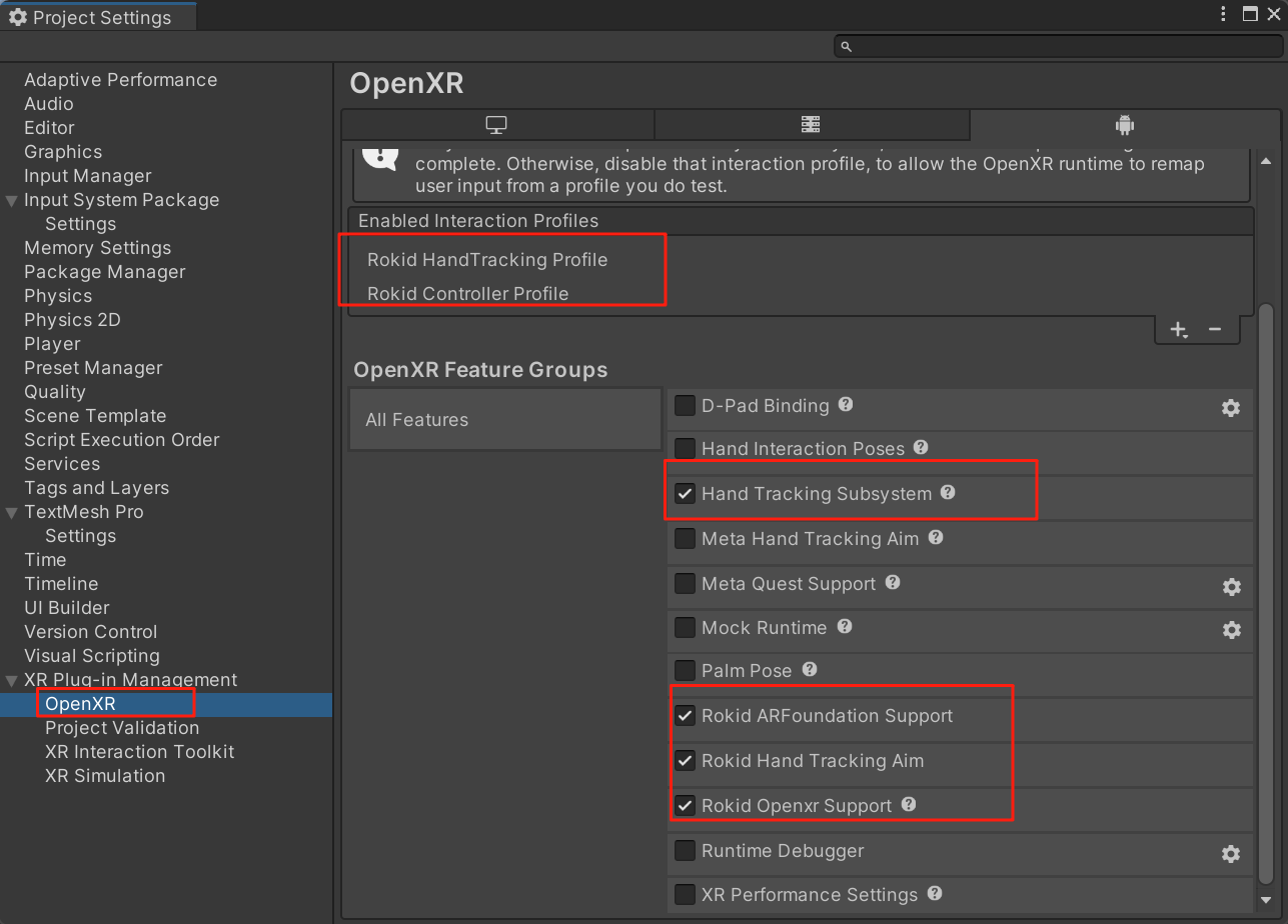 Unity3d C# 基于RokidAR眼镜实现图片识别与跟踪功能(含源码)_rokid unity openxr plugin 为开发者和用户提供了基于arfoundation-CSDN博客