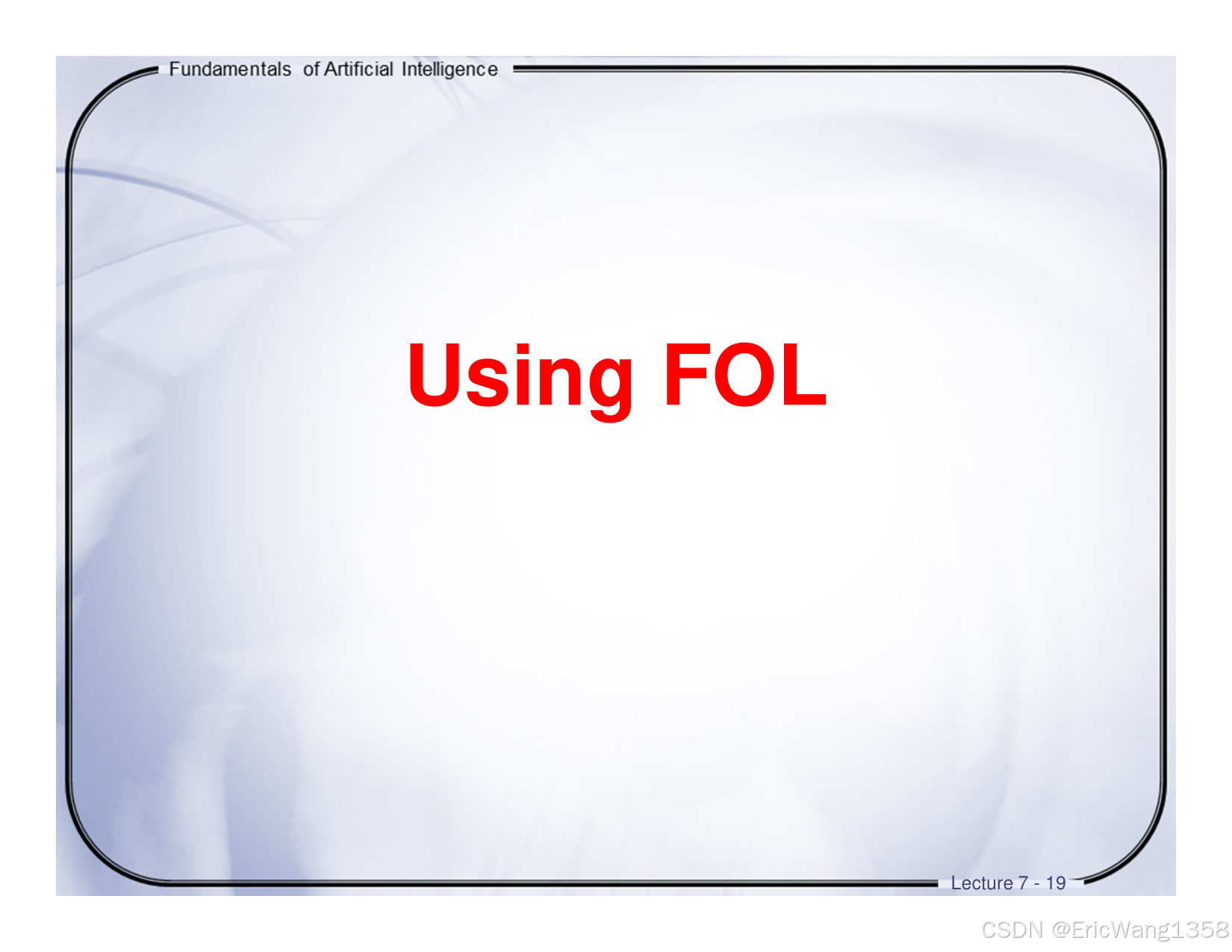 L7.1 : First‐Order Logic (FOL)_fol sample pick 里面fol的全称-CSDN博客