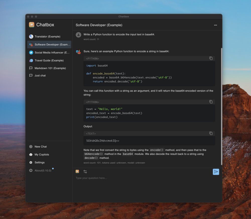 Chatbox - 桌面AI助手社区版-CSDN博客