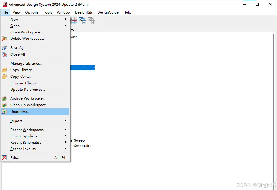 ADS 使用教程（十九）Archiving Workspaces and Designs in ADS_ads archive-CSDN博客