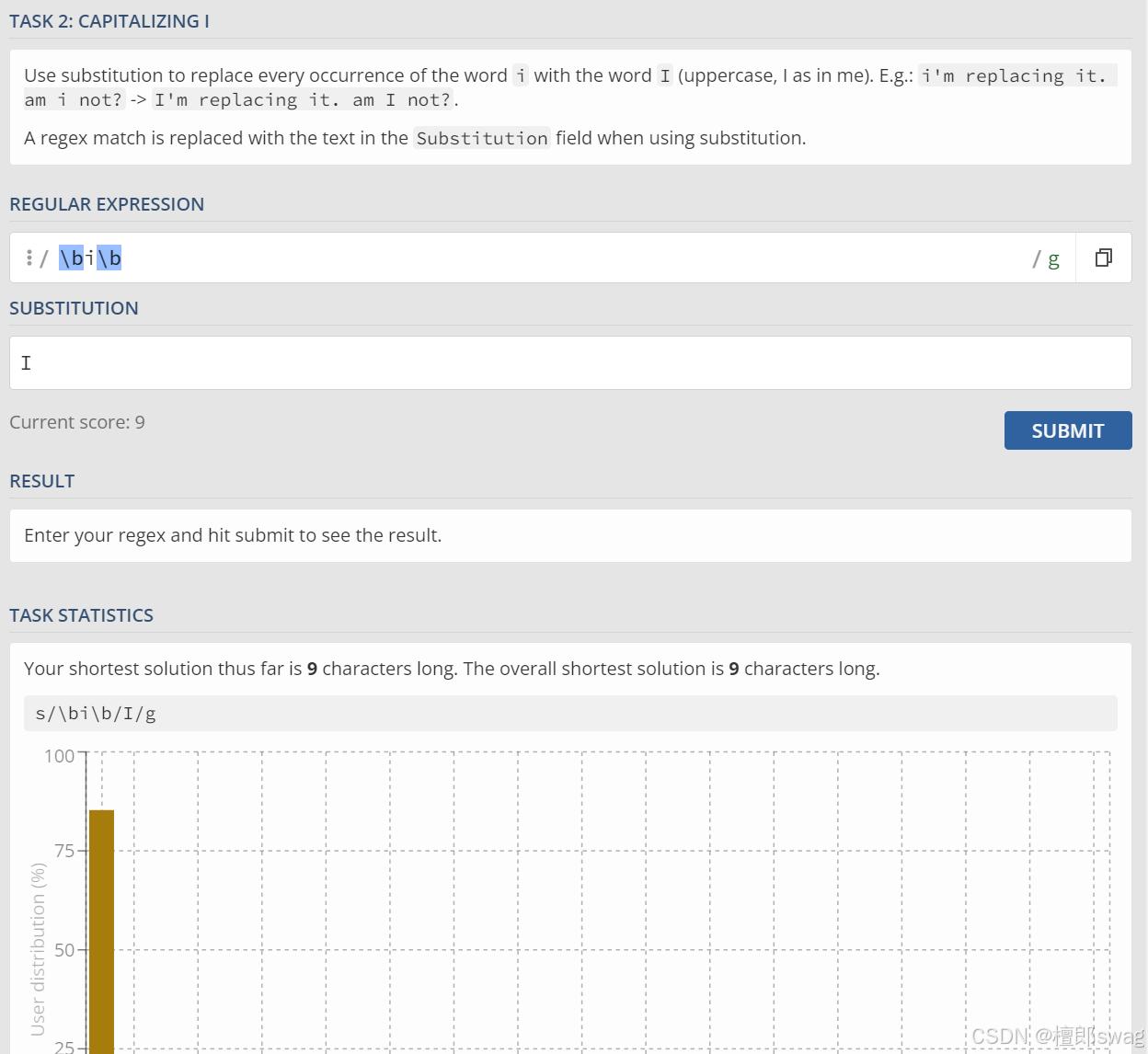 regex101网站Regex Quiz练习答案及笔记分享_check if a string contains the word word in it (ca-CSDN博客
